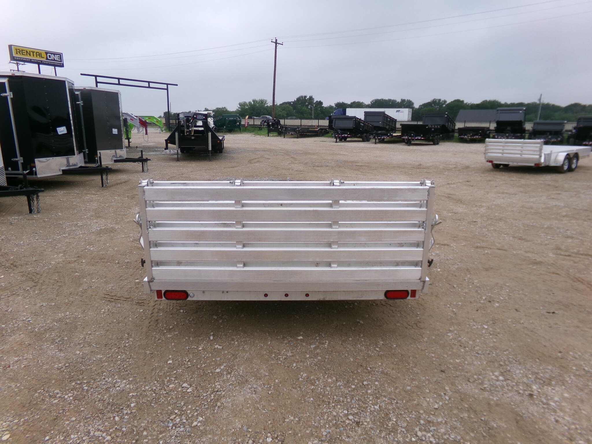 2023 Aluma 7712H-S-BT 12' Aluminum Utility Trailer