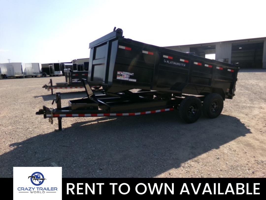 2023 DP Platinum Star 83X14 High Side Dump Trailer 14K GVWR
