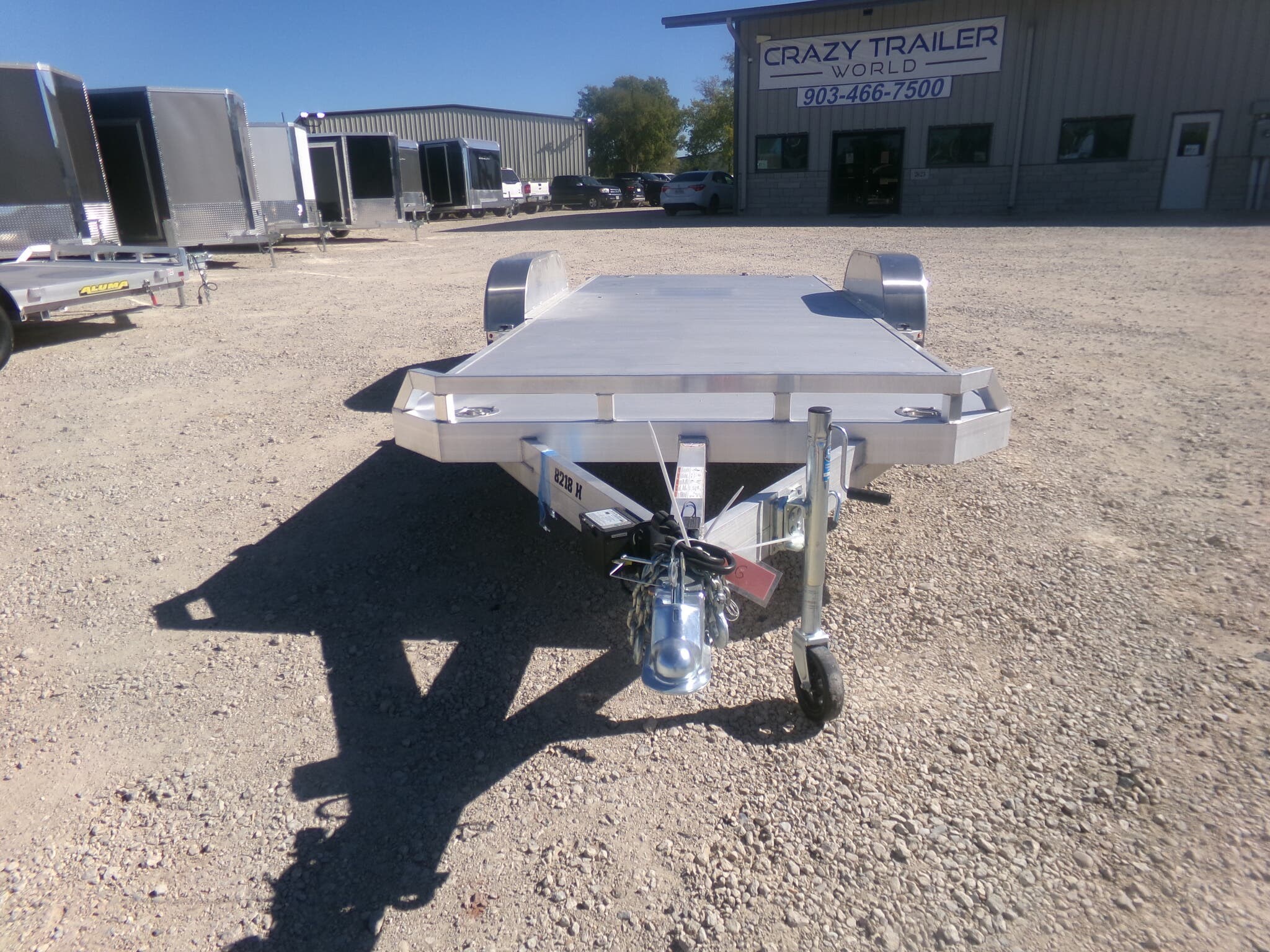 2024 Aluma 8218H 18' Heavy Duty Aluminum Trailer 9990 LB GVWR