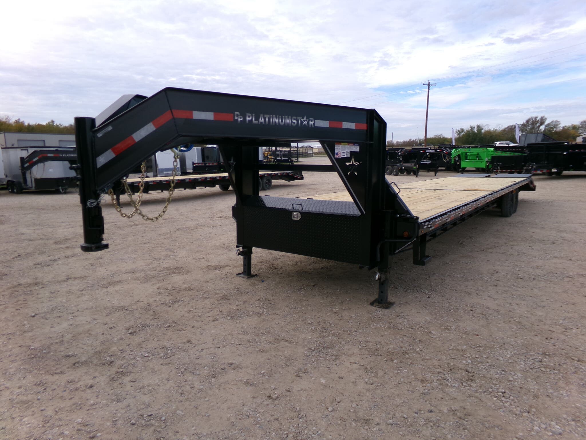 2023 DP Platinum Star 102X40 Deckover Gooseneck Hotshot Trailer 14K GVWR