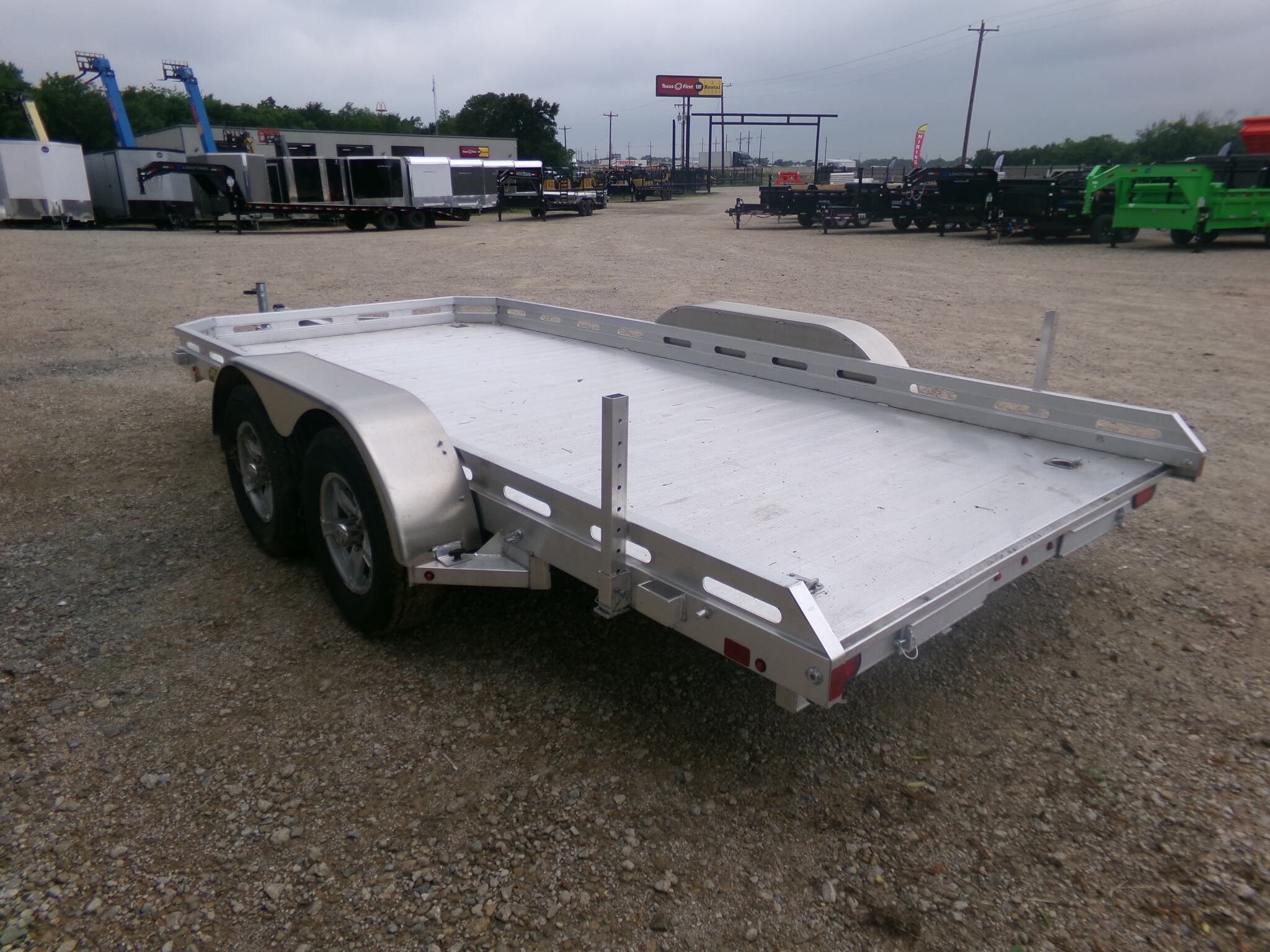 2024 Aluma 7814TA-R 14' Aluminum Utility Trailer
