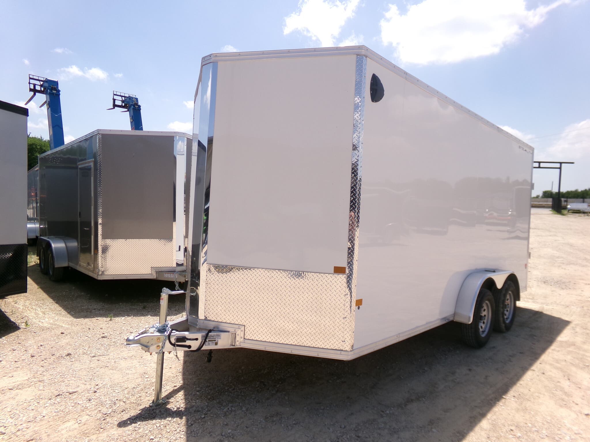 2024 Stealth 7.4X16 Aluminum Enclosed Cargo Trailer Extra Tall