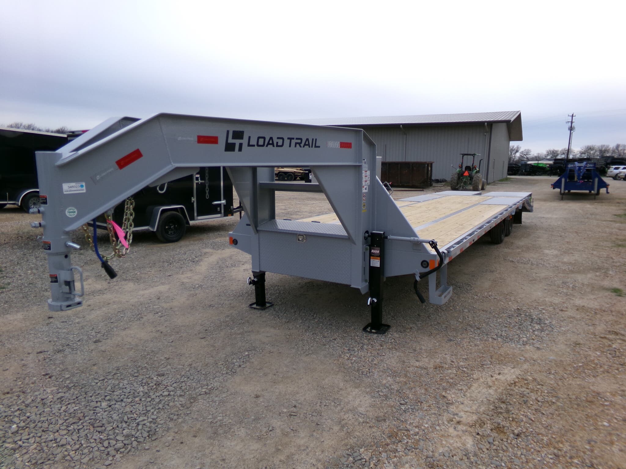 2025 Load Trail Gp 102x32 Deckover Flatbed Gooseneck Trailer 24k Lb