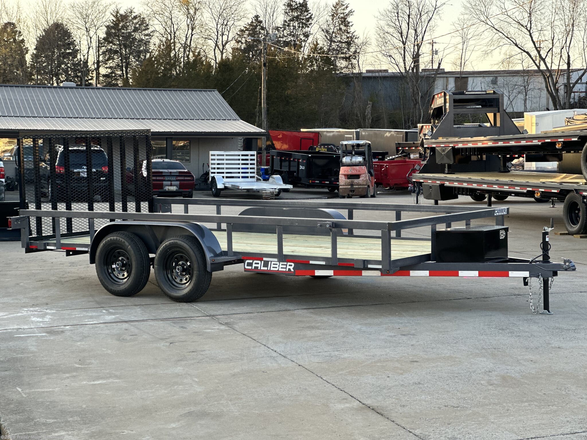 2023 Caliber 7x16 Open utility trailer, SUPERIOR FINISH