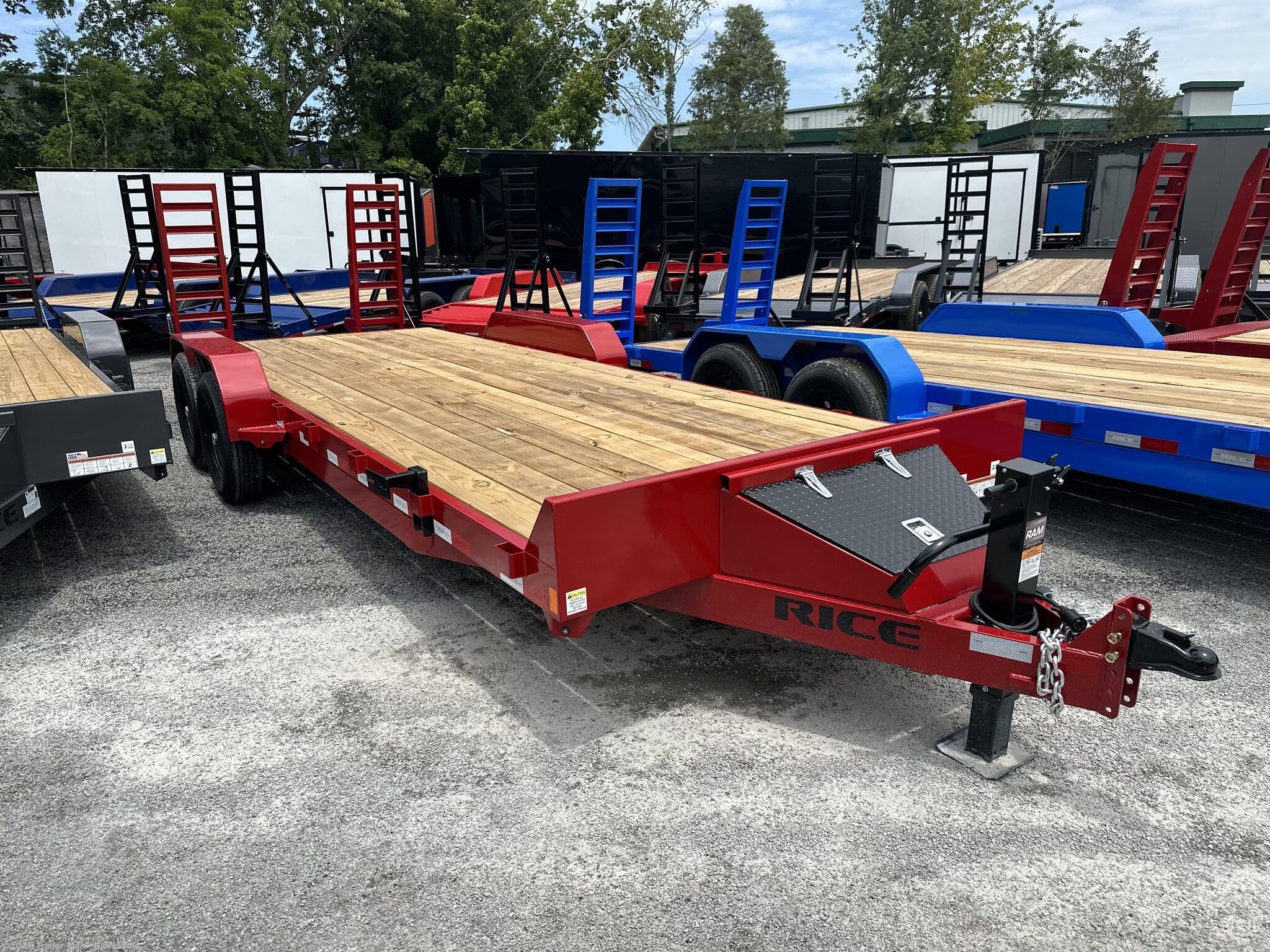 2023 Rice Trailers 82" X 22' 7TON Low Profile Flatbed Trailer