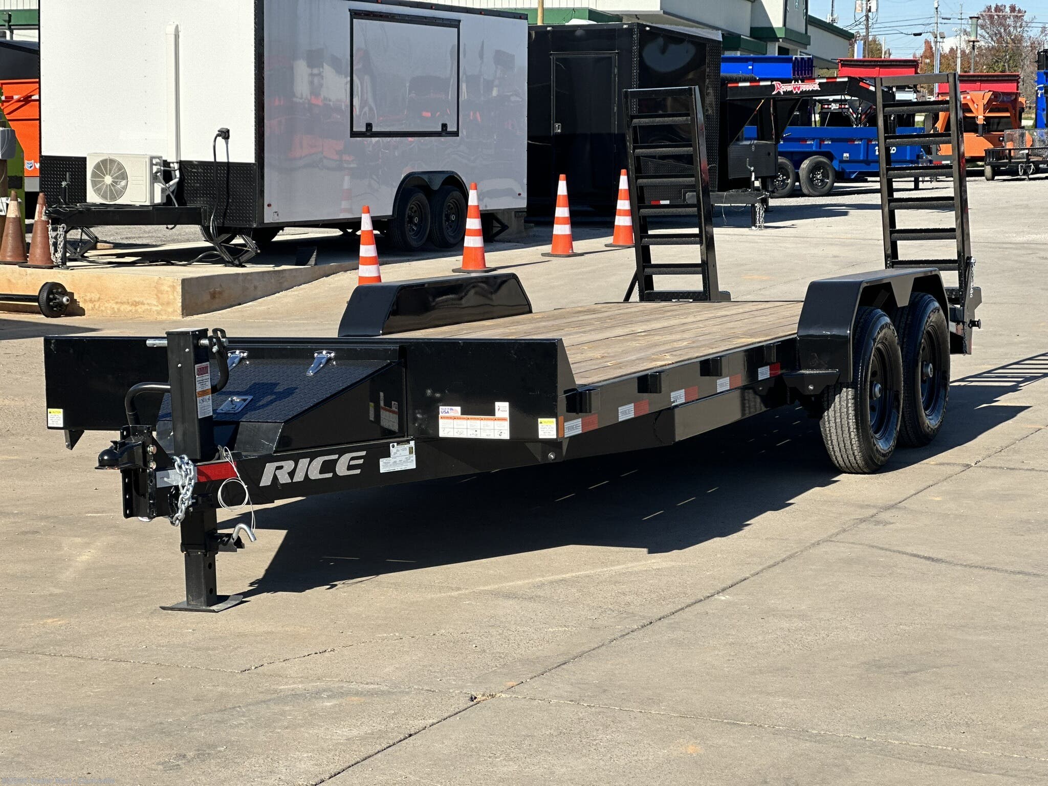 2023 Rice Trailers 22' 7TON Low Profile Flatbed Trailer