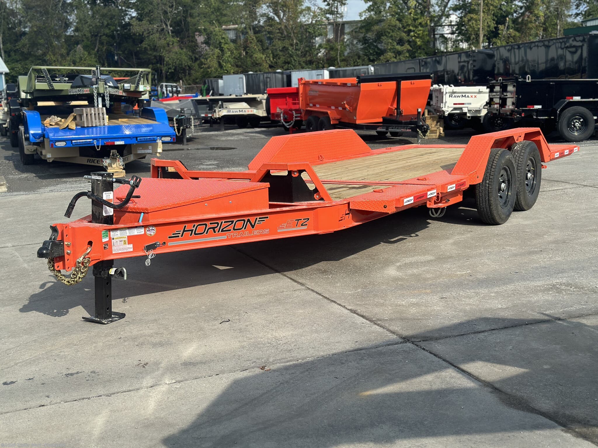 8x20 Tilt Deck Trailer for sale | New Horizon Trailers ETZ 20' ETZ 15K ...