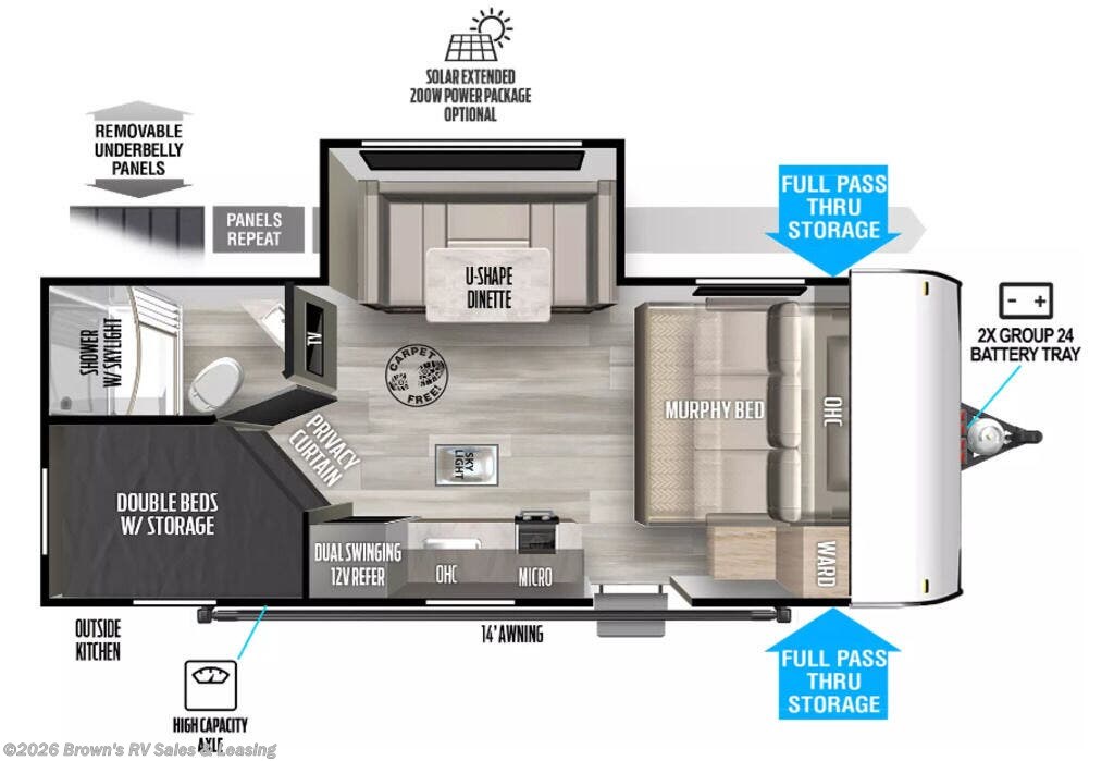2022 Forest River Wildwood FSX Midwest 178BHSK / 178BHSKX RV for Sale ...