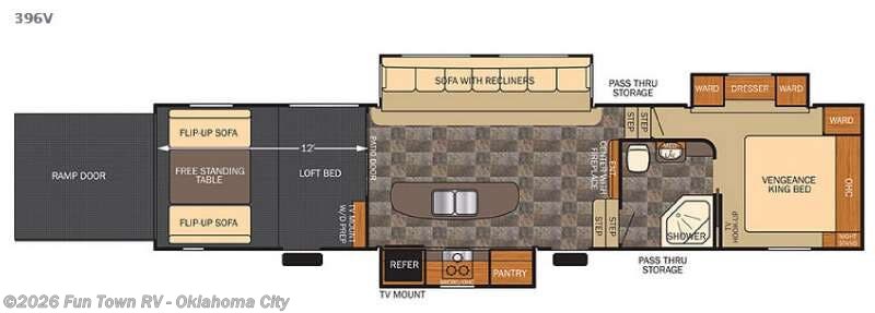 2015 Forest River Vengeance 396V RV for Sale in Oklahoma City, OK 73149 ...