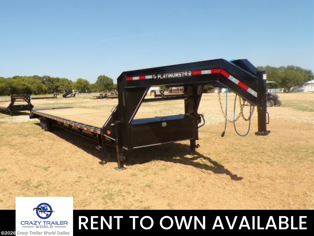 2023 DP Platinum Star 102X40 NON CDL Gooseneck Hotshot Trailer 14K