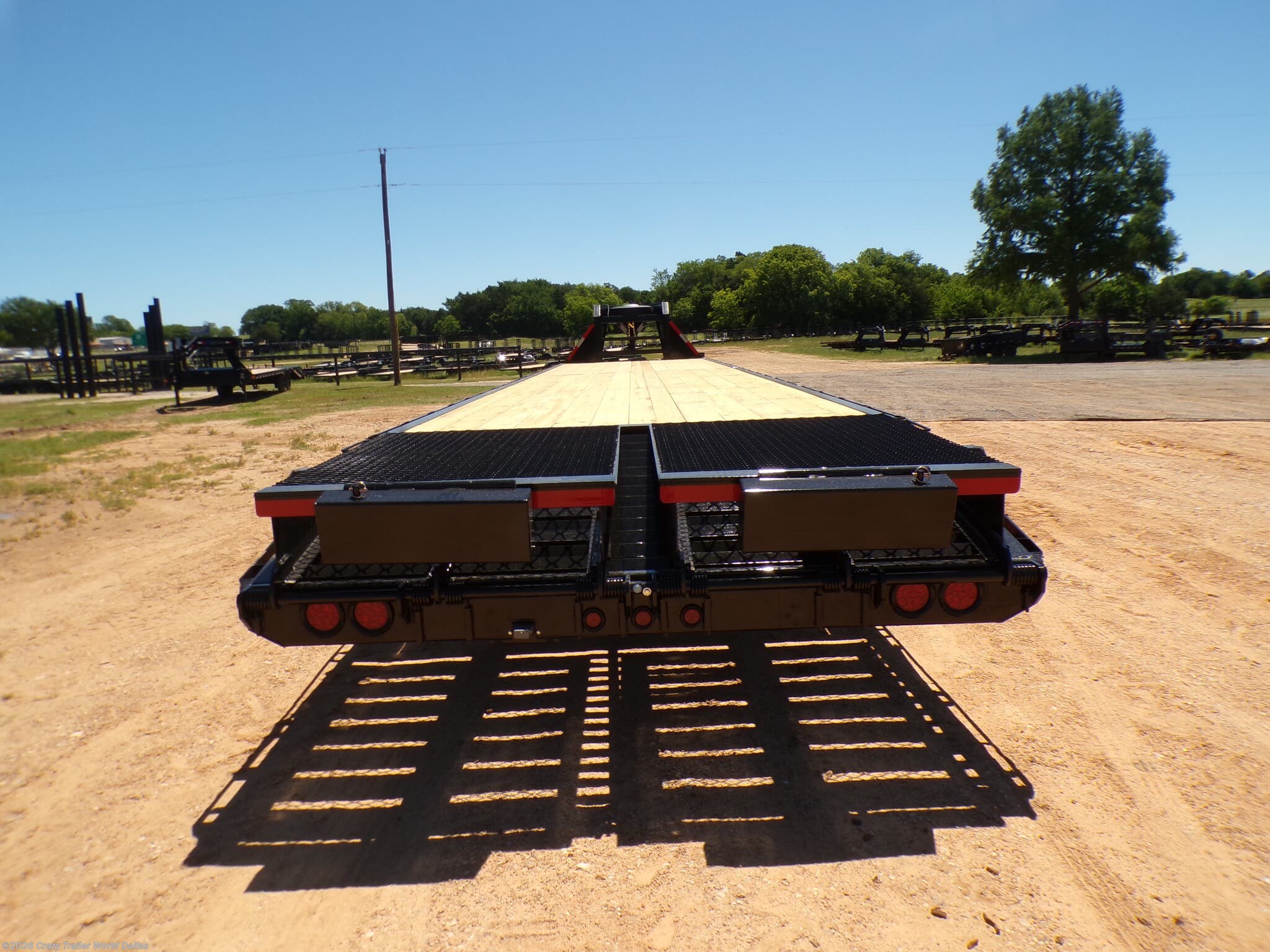 2025 Texas Bragg 102X40 Gooseneck Deckover Flatbed Trailer 24K LB