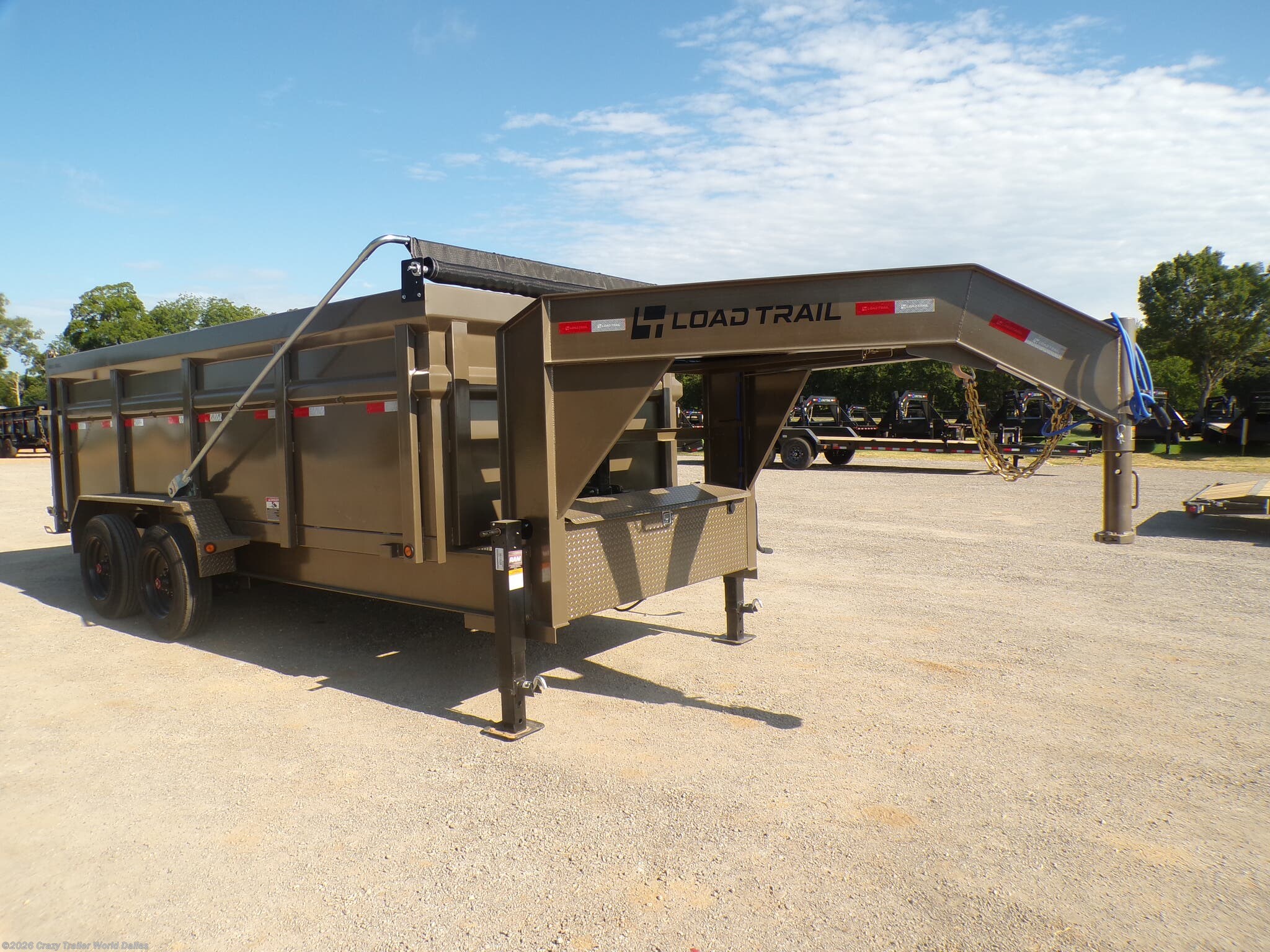 2025 Load Trail HG 83X16X4 Telescopic Gooseneck Dump Trailer 7GA 20K