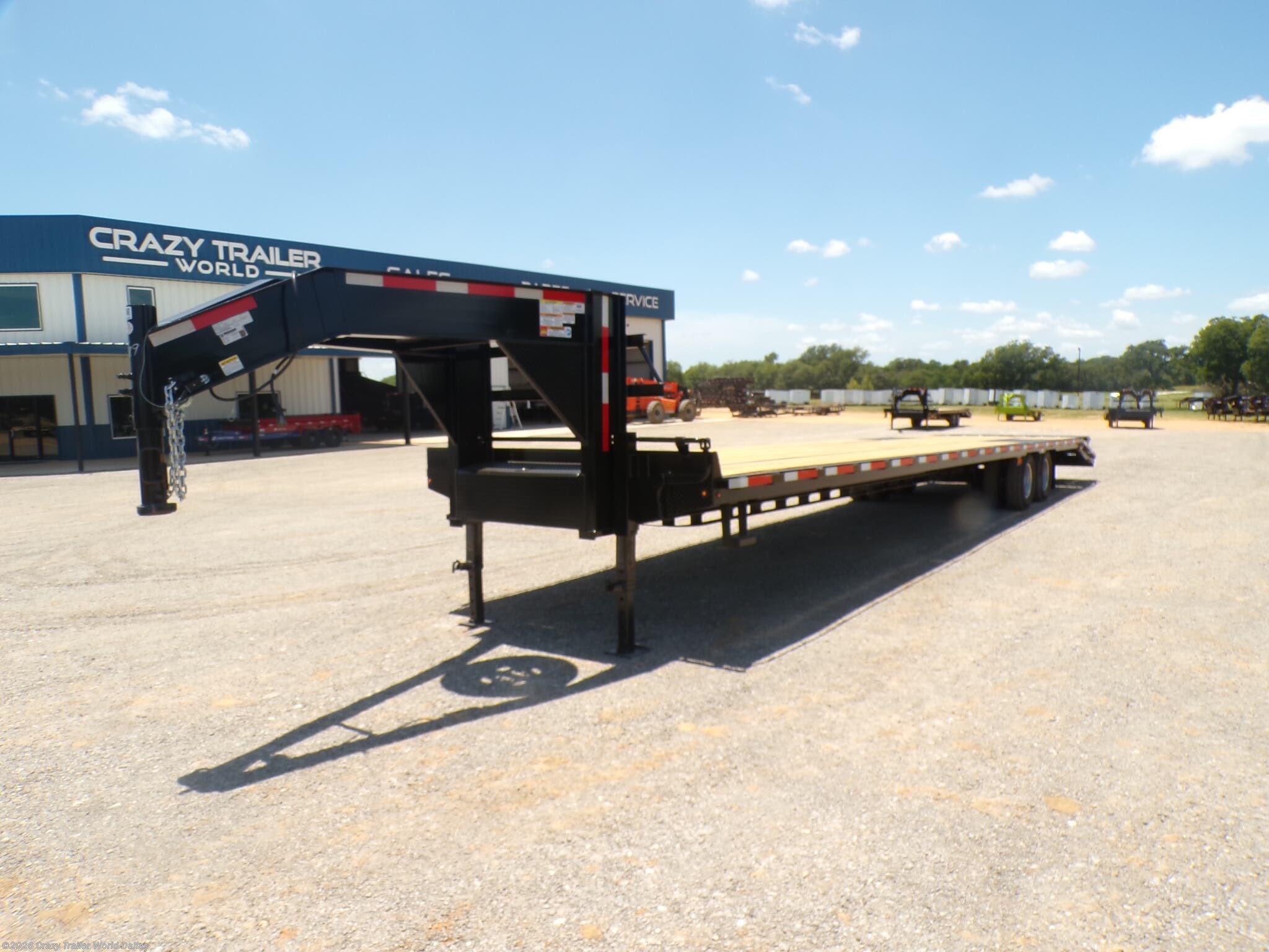 2025 Texas Pride 102X40 Deckover Flatbed Gooseneck Trailer 26K LB