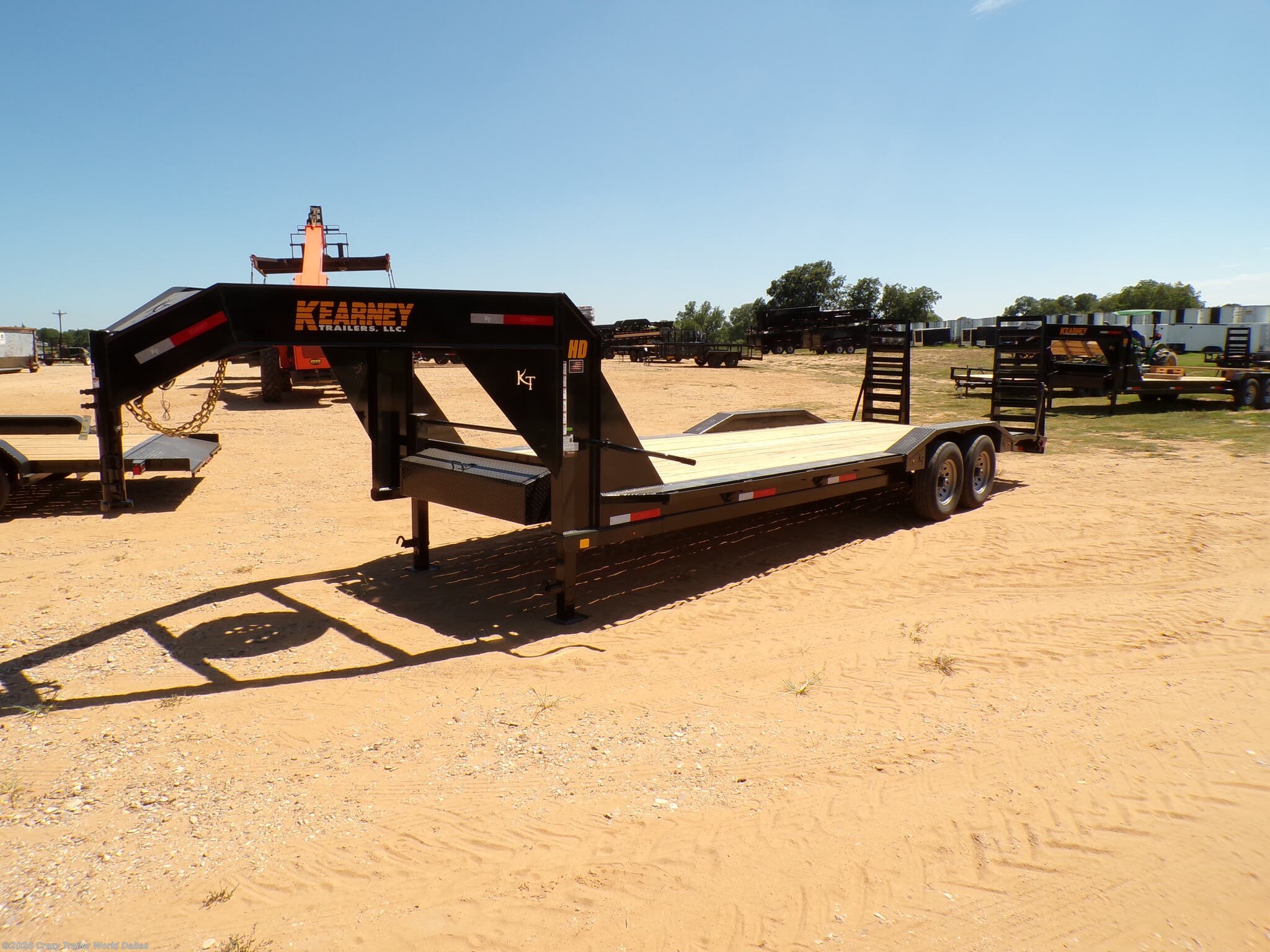 2025 Kearney Trailers, LLC 102x24 15.5k Gooseneck Equipment Trailer