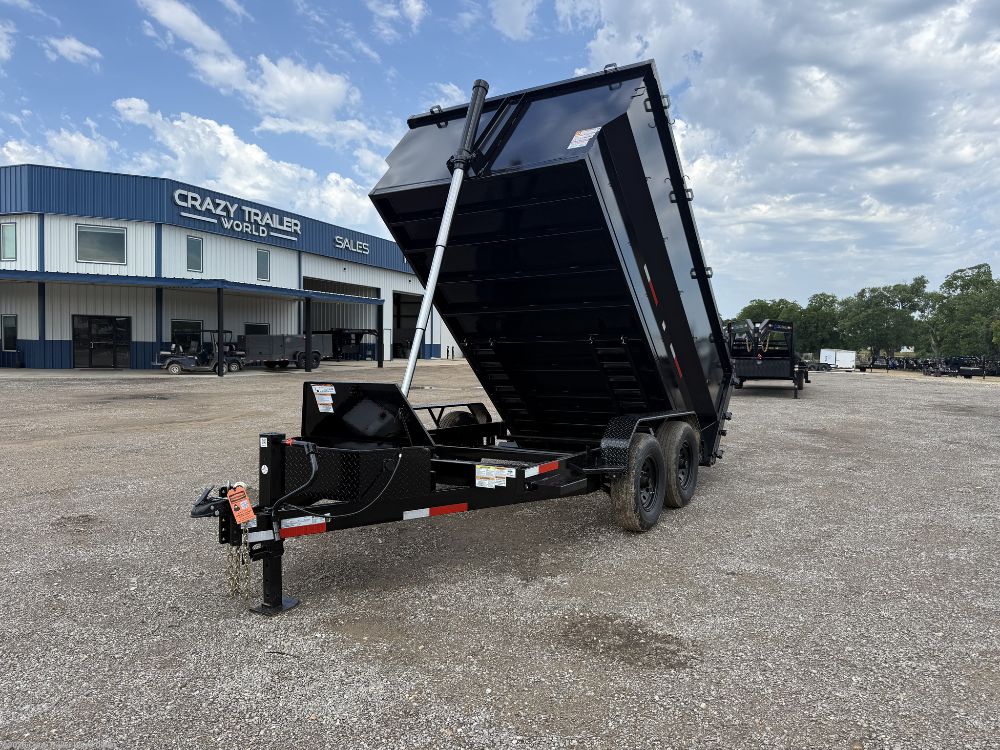 2026 Texas Pride 7x12x4 Telescopic Dump Trailer 14k GVWR