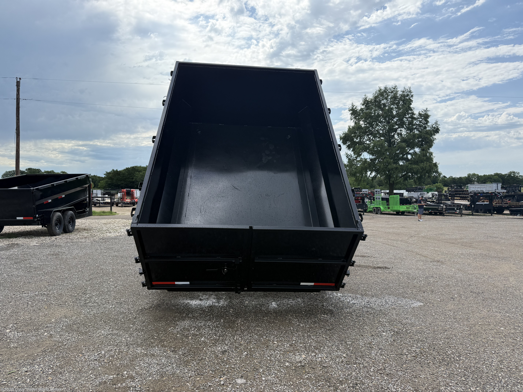 2026 Texas Pride 7x12x4 Telescopic Dump Trailer 14k GVWR