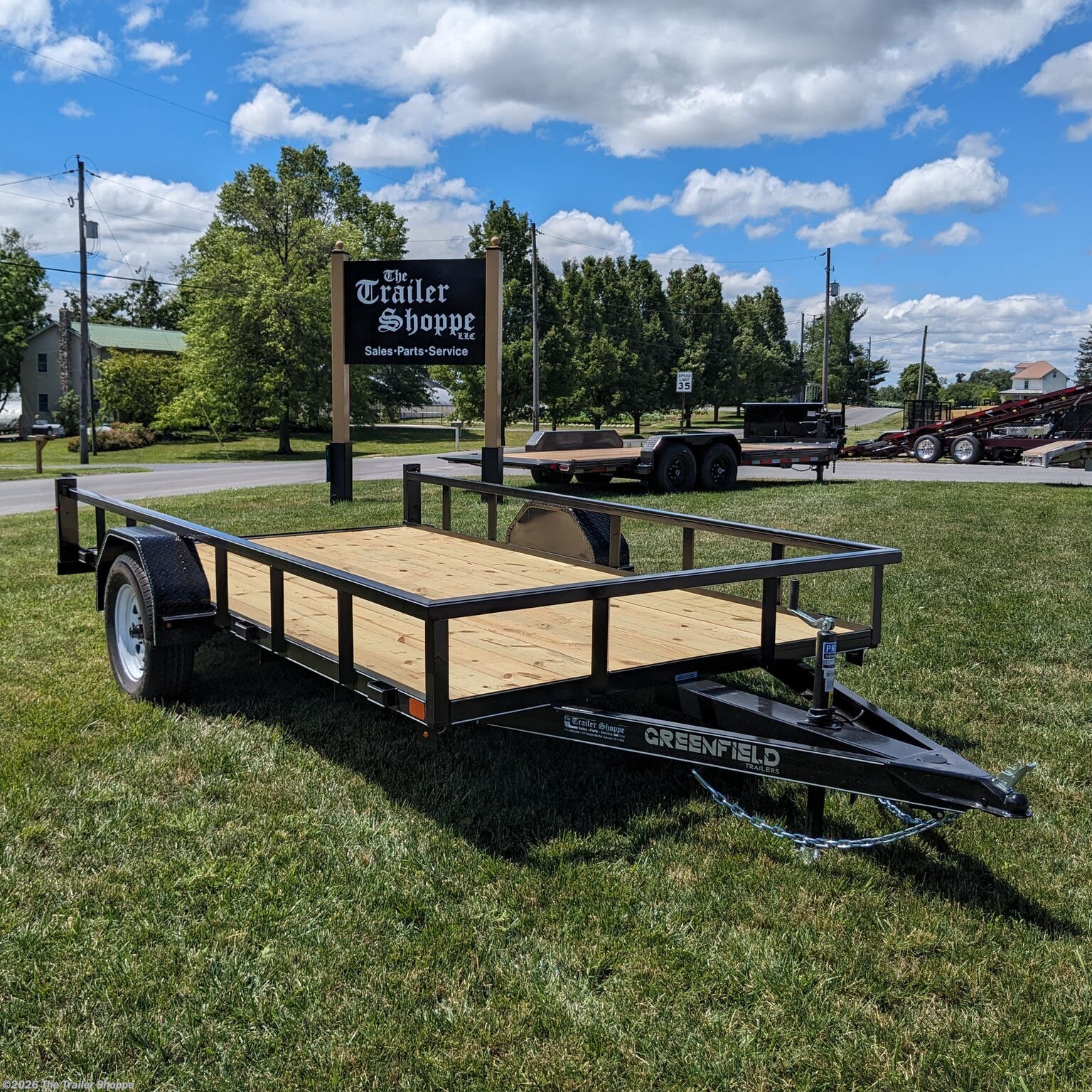 8x12 Utility Trailer for sale | New Greenfield Welding 6 1/2x12 w ...