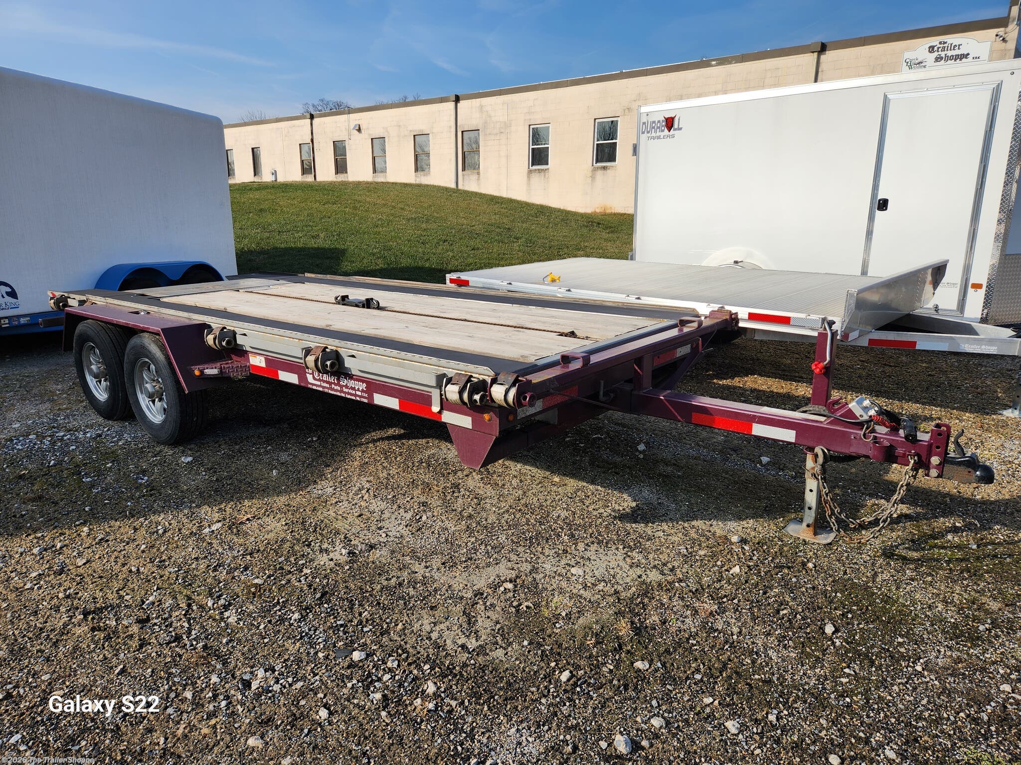 Dump Trailer for sale | New Creek Hill Welding Shed Delivery Trailer ...