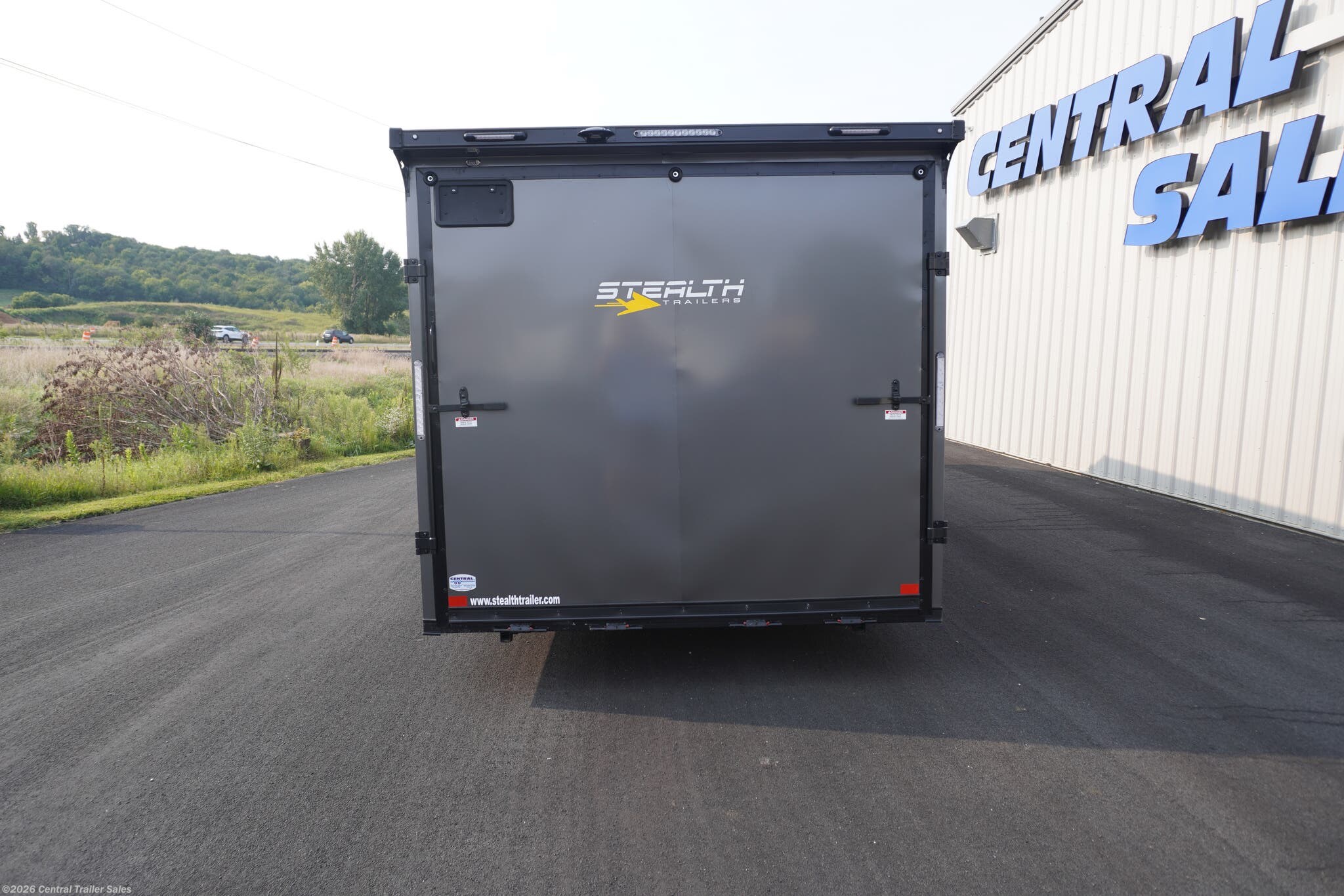 8x29 Snowmobile Trailer for sale | New Stealth Titan 8.5x24+5'V ...