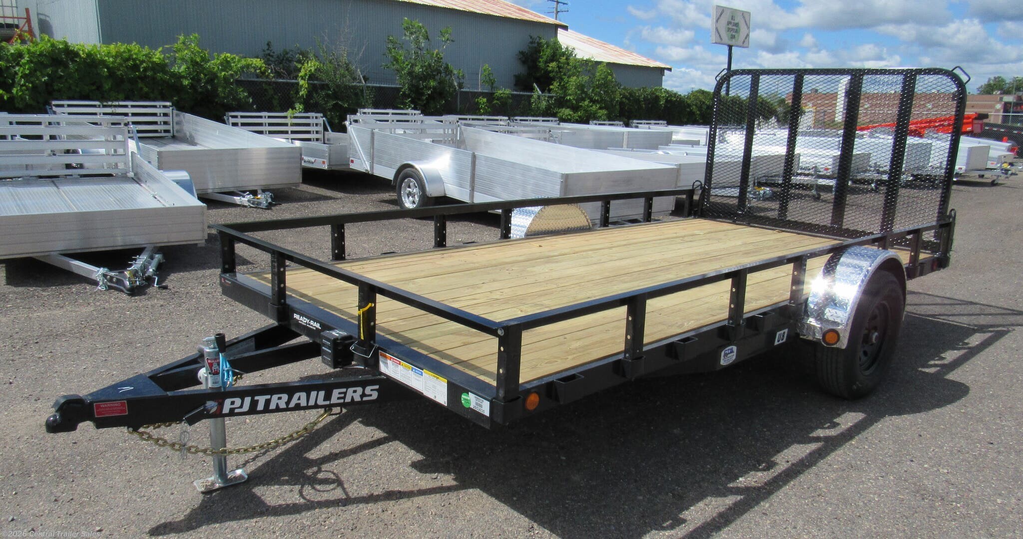 6x14 Utility Trailer for sale | New PJ Trailers U8 83"x14' Utility ...