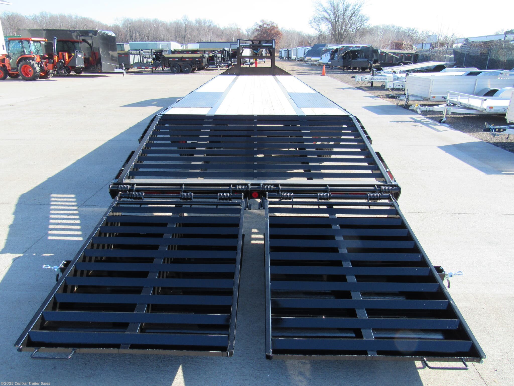 2025 PJ Trailers LD 30' Gooseneck W/ 10K Axles & Monster Ramps