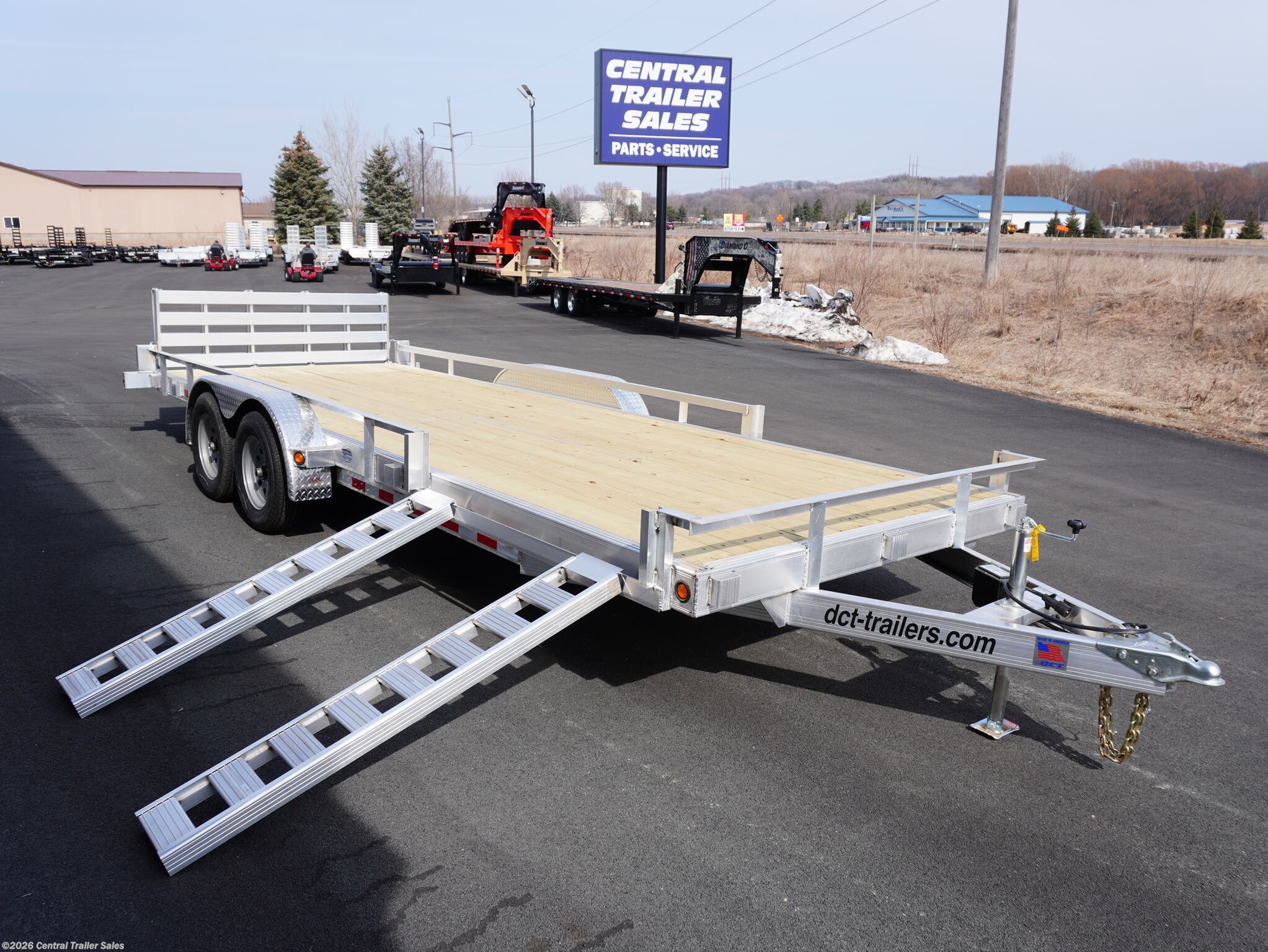 2026 Dell Rapids Custom Trailers 83"x20ft Aluminum Utility