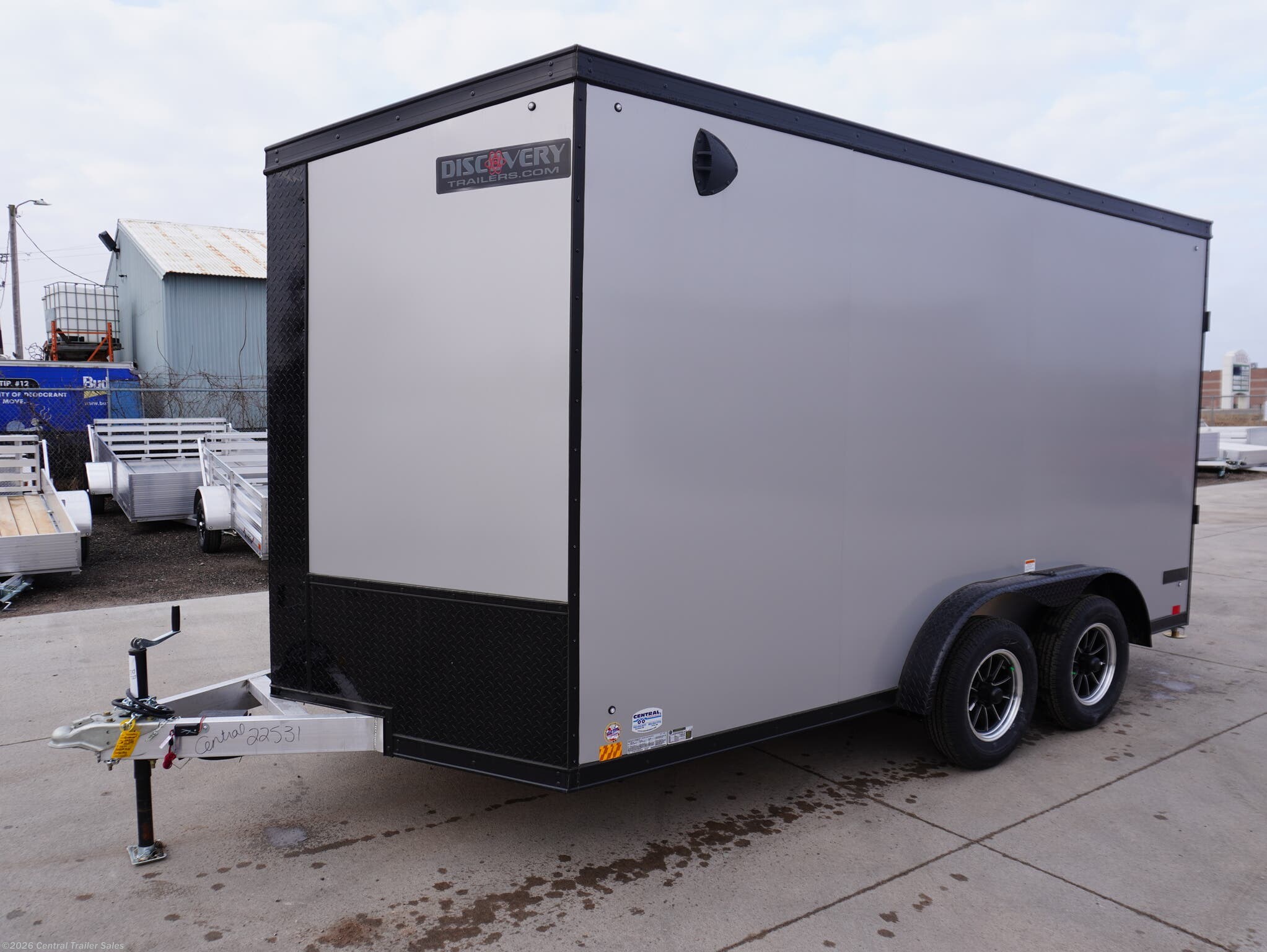 7x14 Cargo Trailer for sale | New Discovery Trailers Endeavor Aluminum 7.5x14ft Aluminum ...