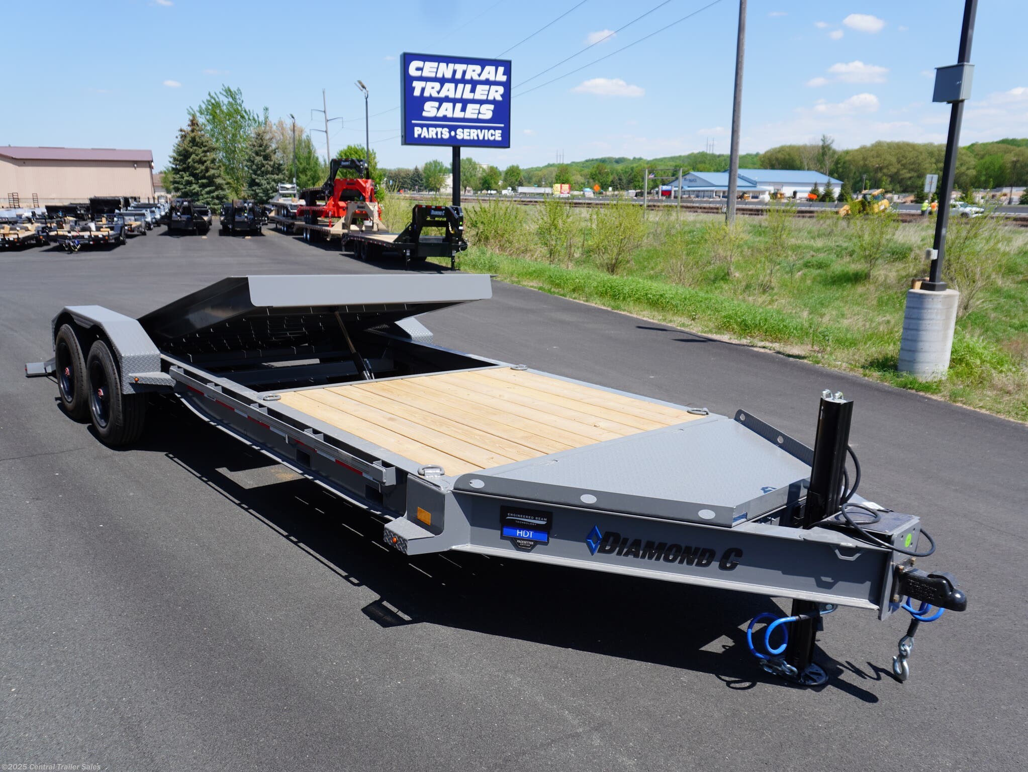 2025 Diamond C HDT 82"x 22' (16+6) Tilt Trailer W/ 10K Axles
