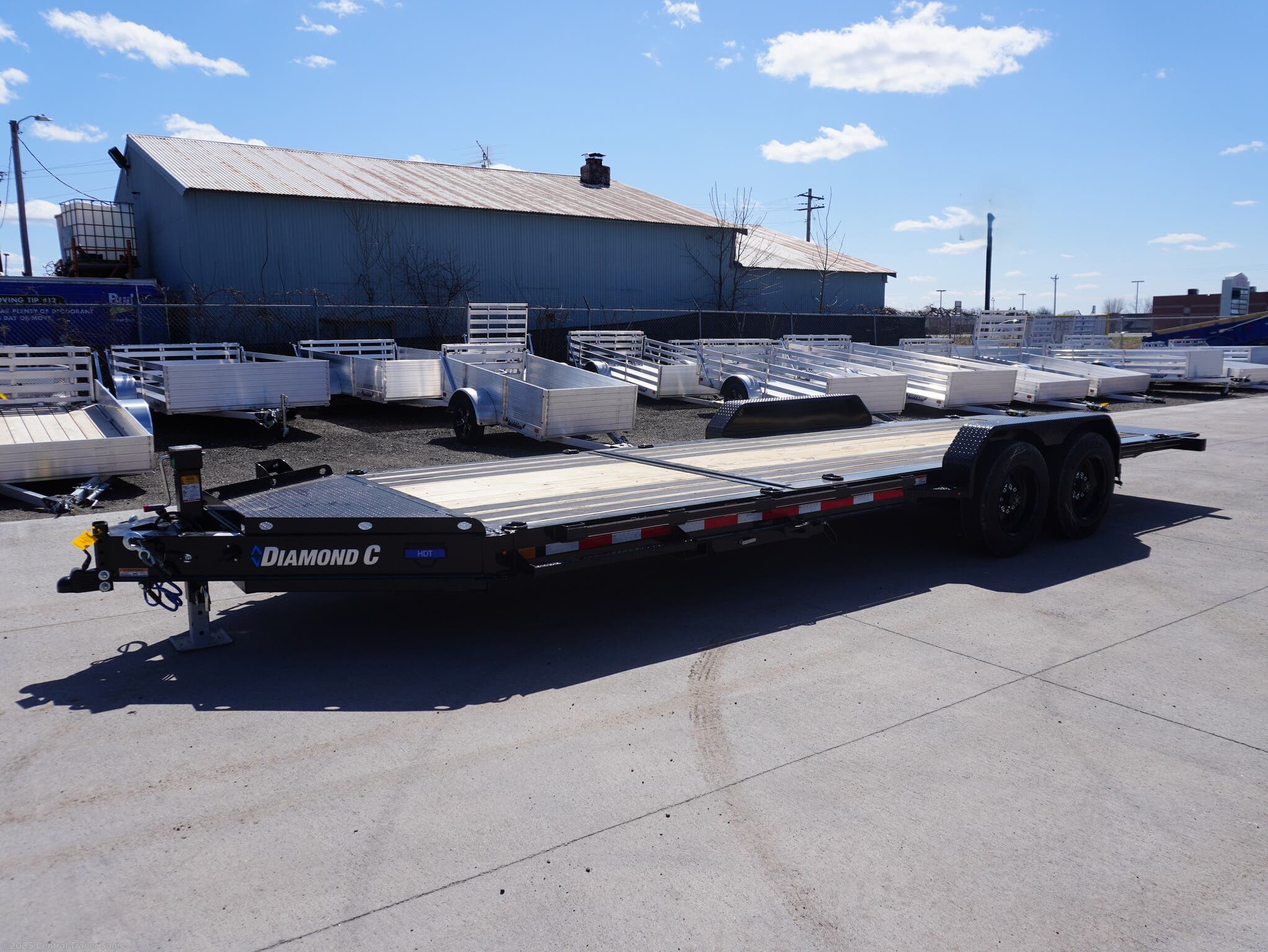 2025 Diamond C HDT 82"x22' (16+6) Tilt Trailer W/Tandem 7K Axles