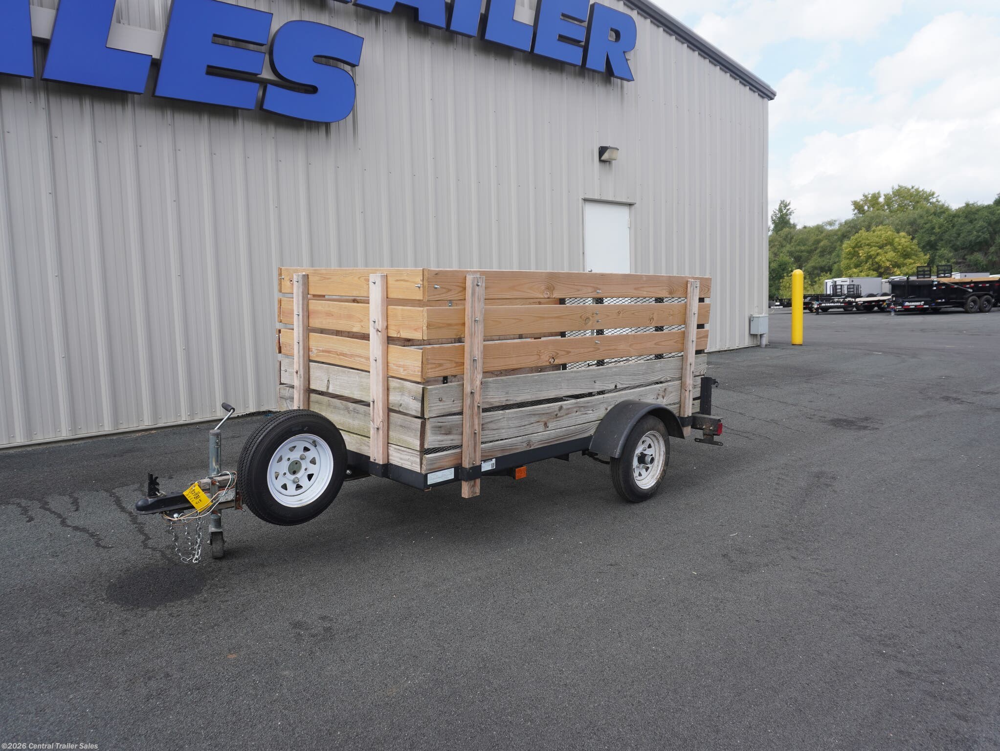 2017 Teske 4x8 Steel Utility Trailer 2K GVWR