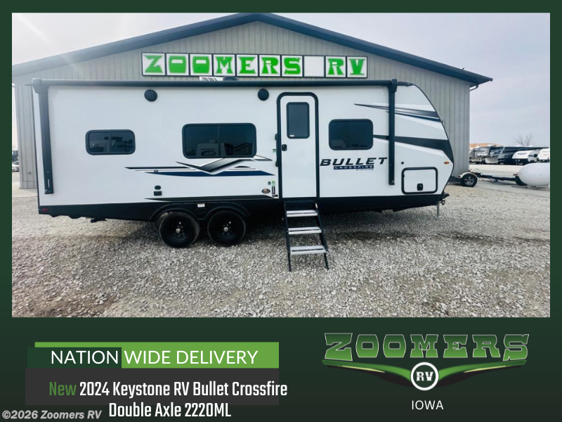 2024 Keystone Bullet Crossfire Double Axle 2220ML RV for Sale in Lamoni ...