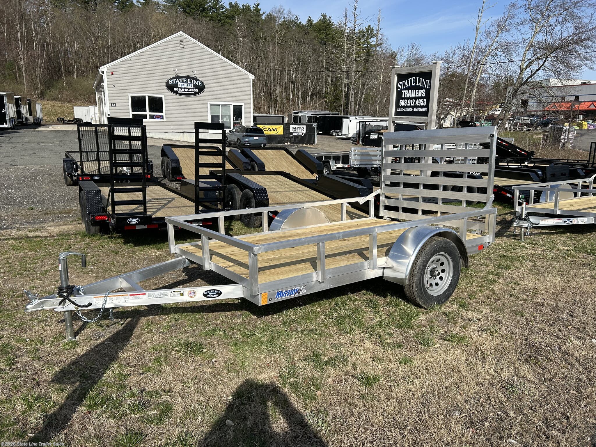 2025 Mission Trailers Mission 6x10 Aluminum Utility