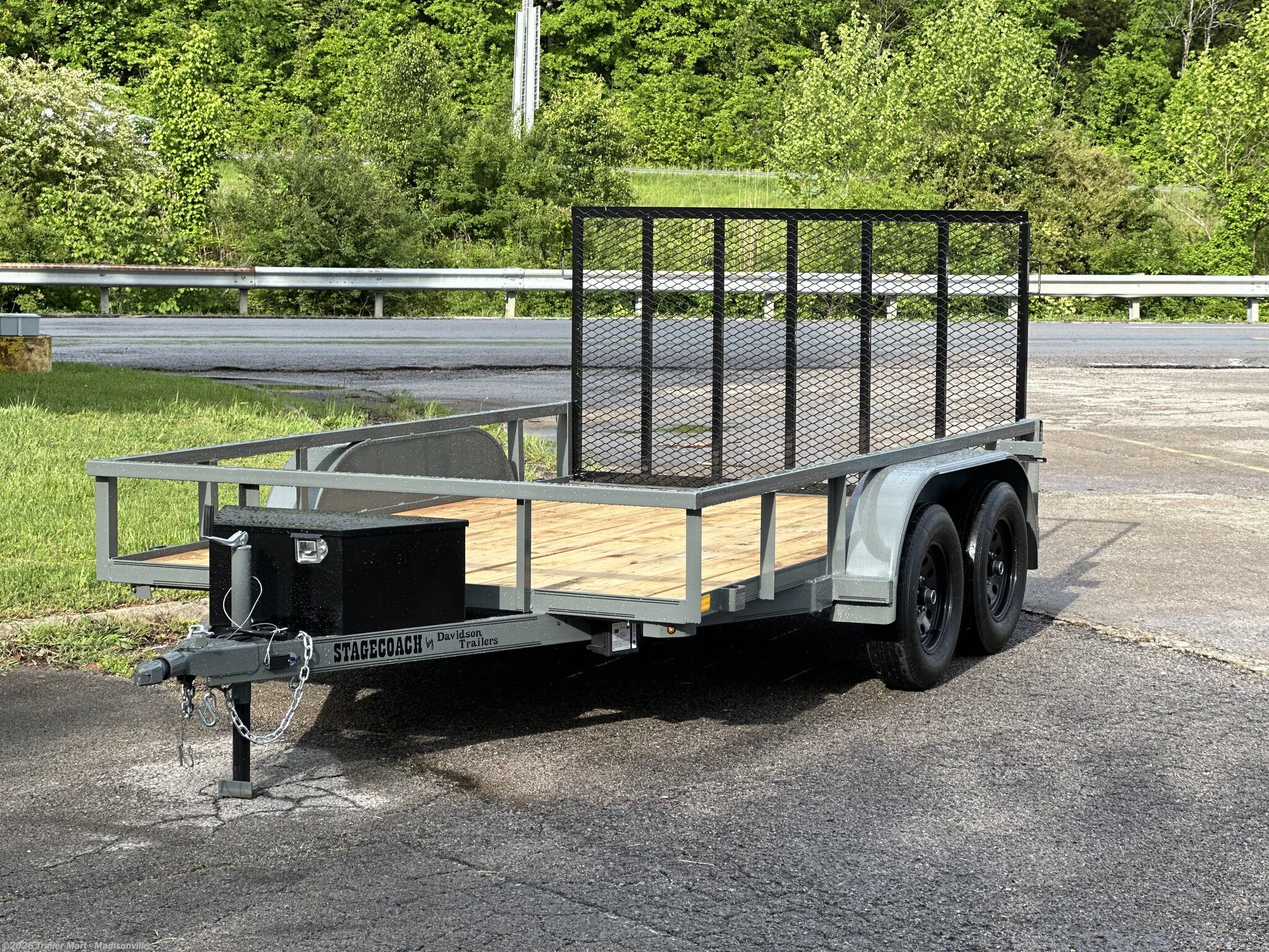 2025 Davidson Trailers 7X12 Tandem Axle open utility trailer