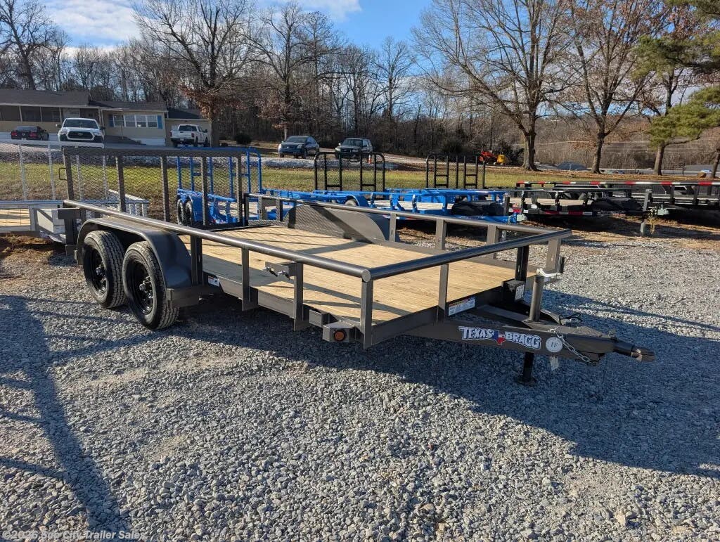 6x14 Utility Trailer for sale | Used Texas Bragg Light Pipe 77" x 14 ...