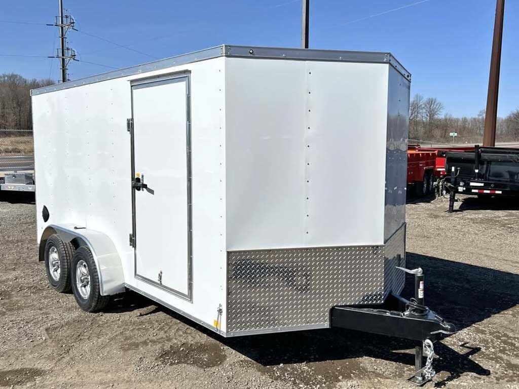 2025 RC TRAILERS RWT 7X14 ENCLOSED CARGO TRAILER - 6' INTERIOR - WHITE