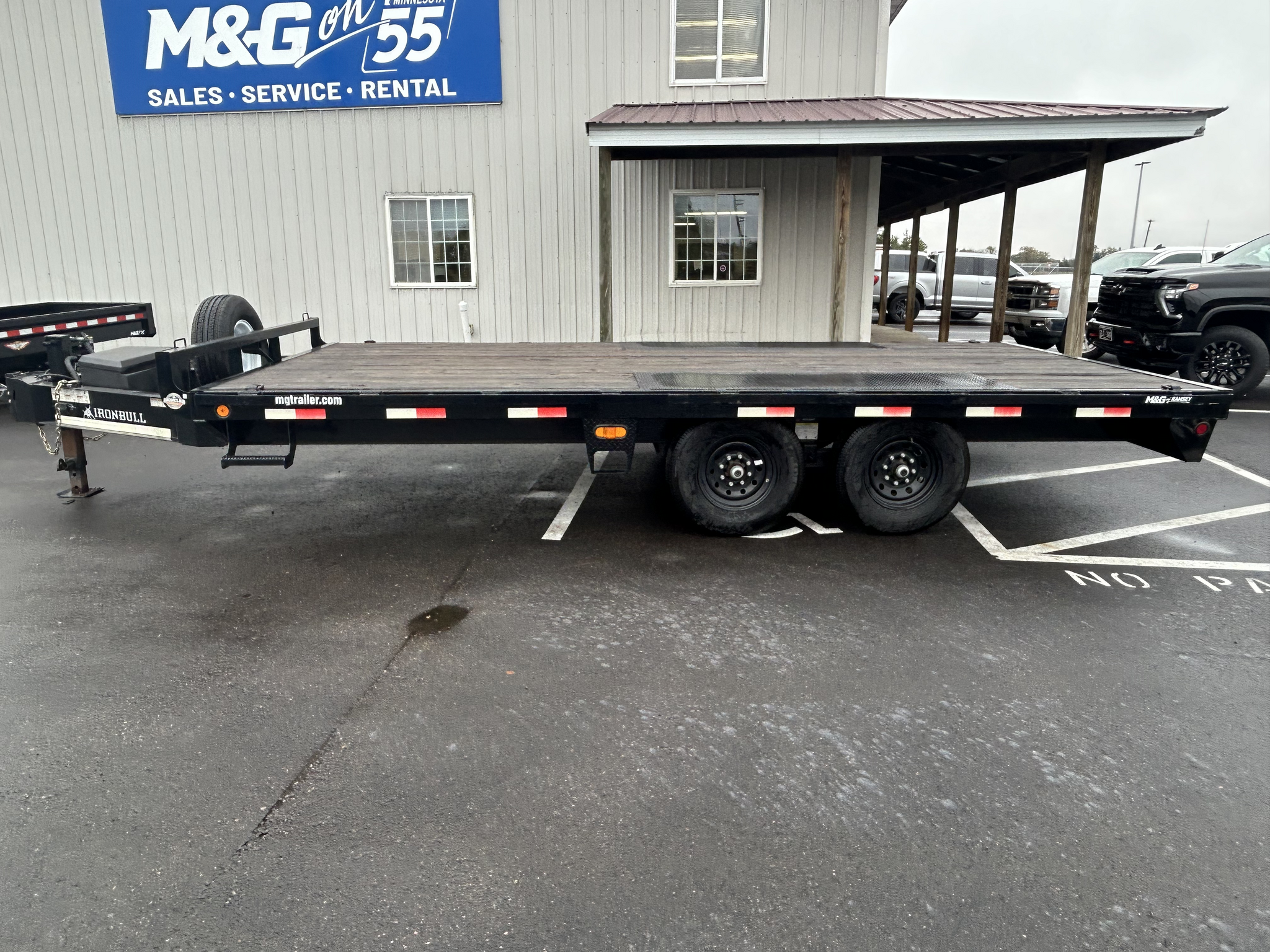 2021 IRONBULL 84X20 DECKOVER EQIPMENT TRAILER