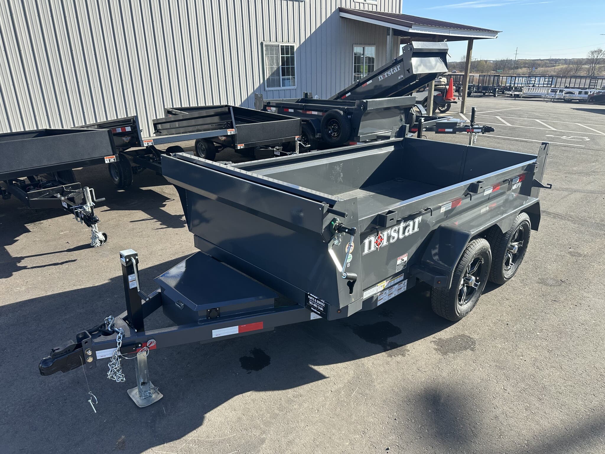 2026 NORSTAR DCB 5X10 7K DUMP TRAILER - GRAY