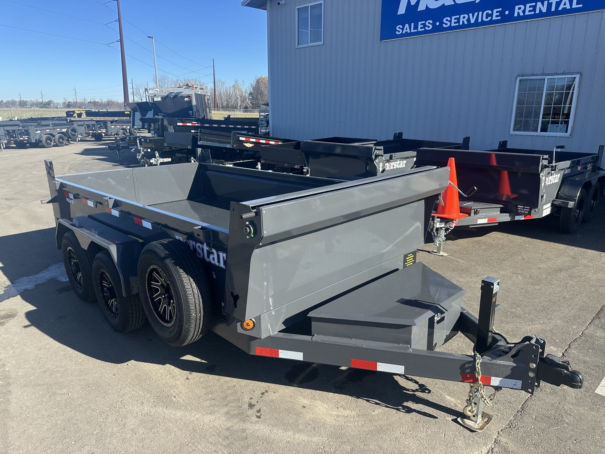 2026 NORSTAR DCB 72X12 10K DUMP TRAILER - GRAY