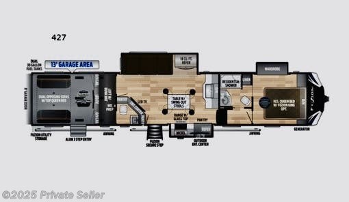 2020 Keystone Fuzion 427 Toy Hauler with Warranty RV for Sale in ...