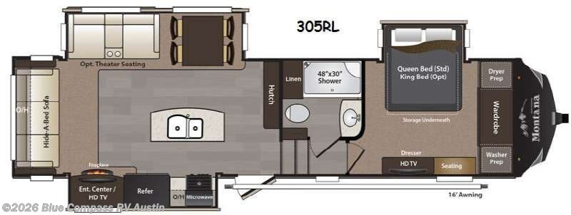 2016 Keystone Montana High Country 305RL RV for Sale in Buda, TX 78610 ...