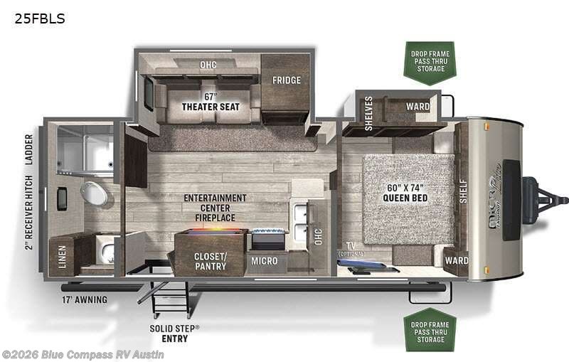 2021 Forest River Flagstaff Micro Lite 25FBLS RV for Sale in Buda, TX ...