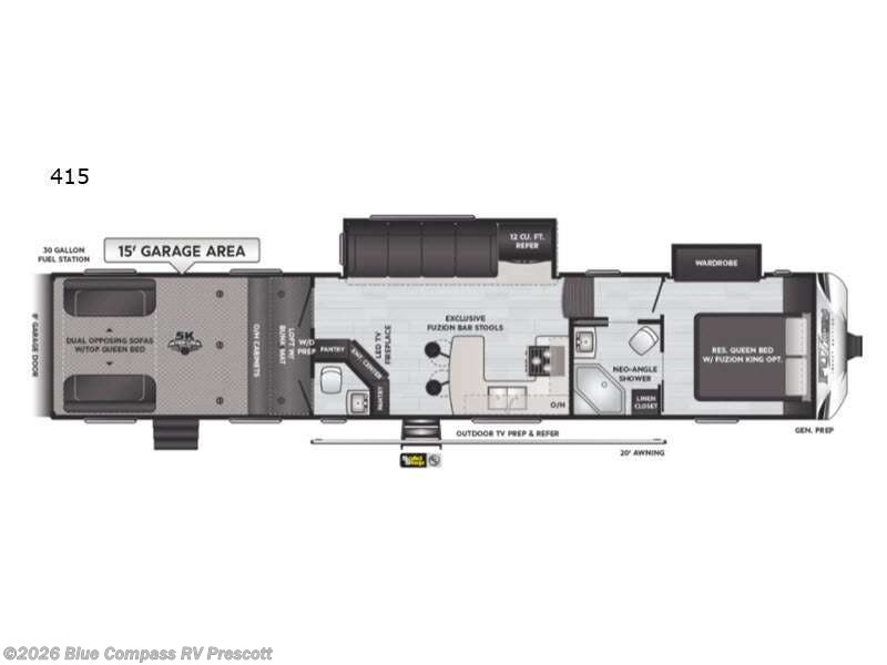 2021 Keystone Fuzion Impact Edition 415 #UT840230 - For Sale in ...